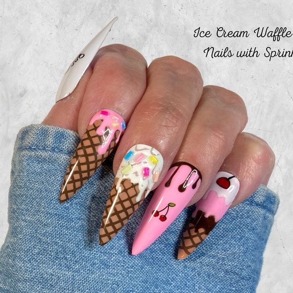 Waffle Nails - Etsy
