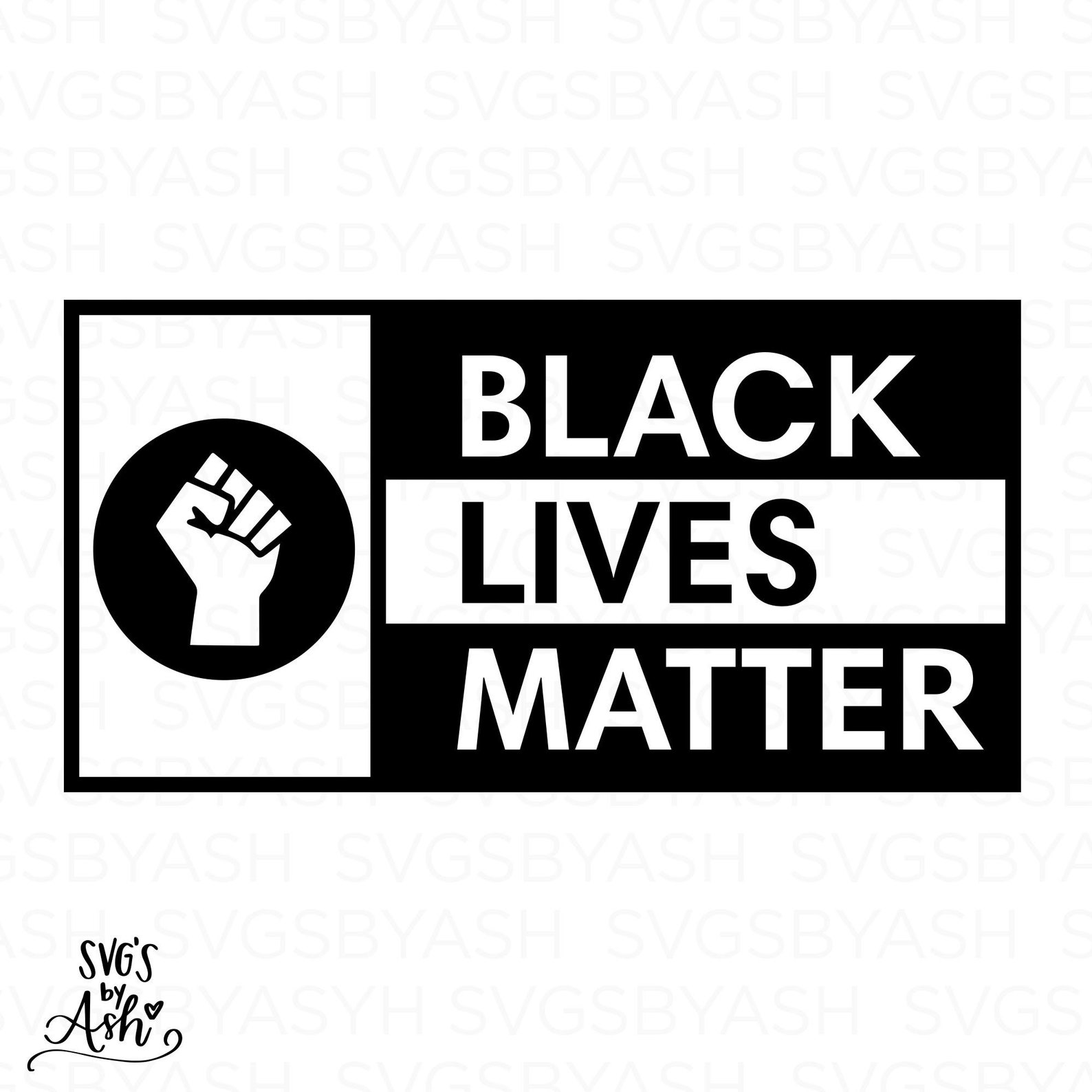 Black Lives Matter Raised Fist SVG, Straight Outta, Vector, Clip Art ...