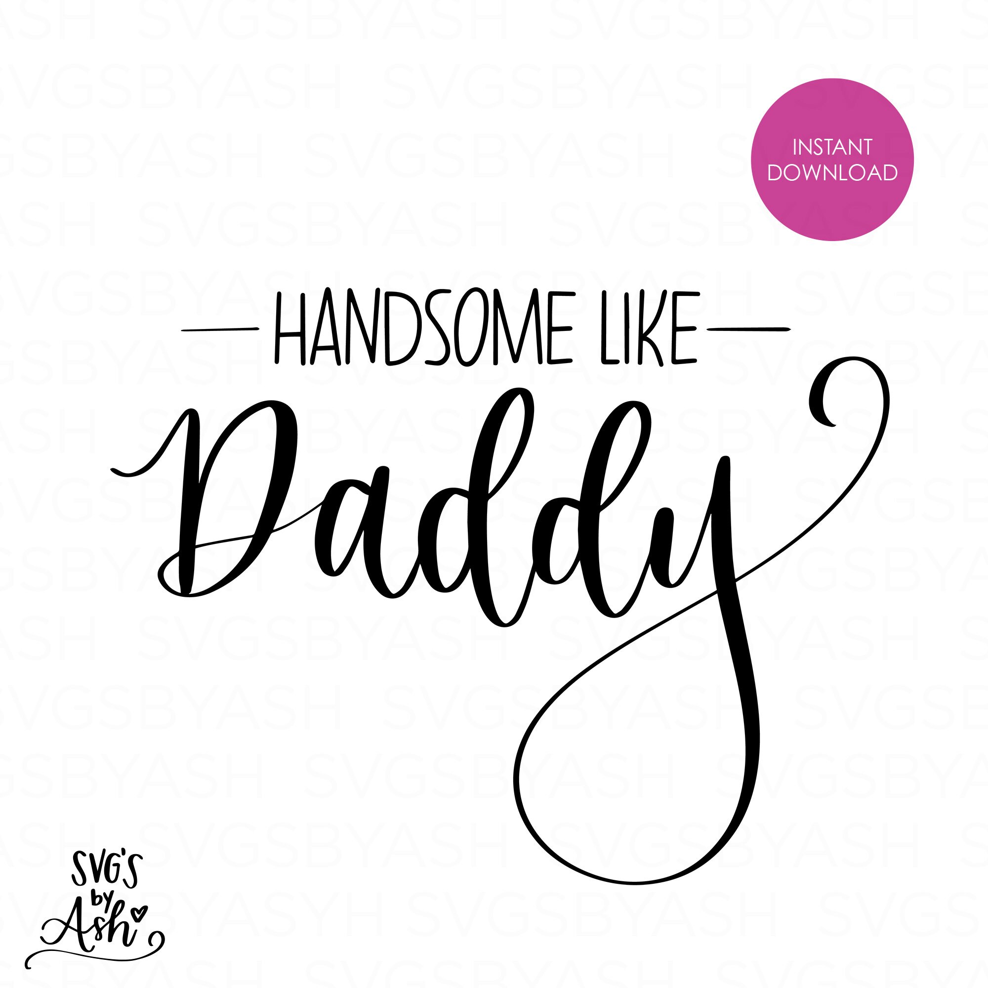 Guapo como papá, bebé SVG, recién nacido SVG, bebé niño SVG, bebé niña ...