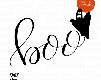 Boo Ya Svg, Boo Ya, Boo Svg, Ghost SVG, Halloween Svg, Kids Halloween ...