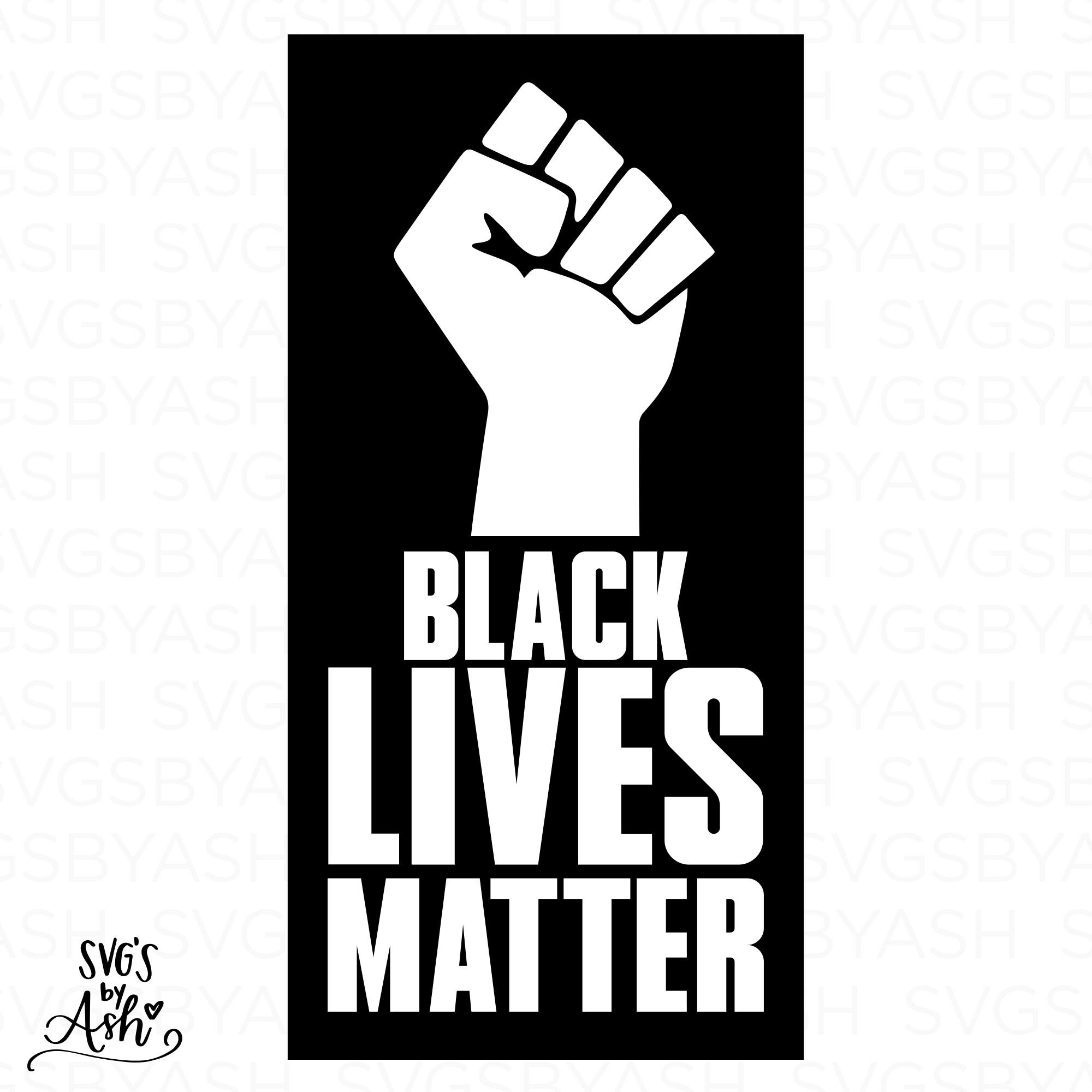 Black Lives Matter SVG BLM Movement Vector Clip Art Png - Etsy