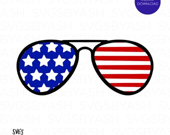 Patriotic Sunglasses Svg, Flag Sunglasses Svg, American Glasses Svg ...