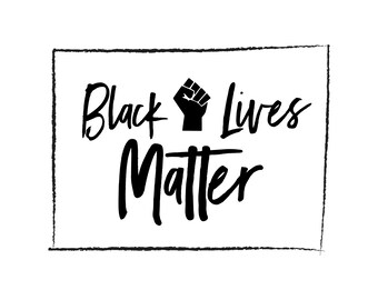 Black Lives Matter BLM Power Fist ai Svg Eps Pdf - Etsy