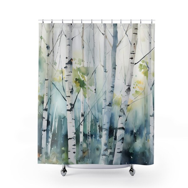 Tree Shower Curtain - Etsy