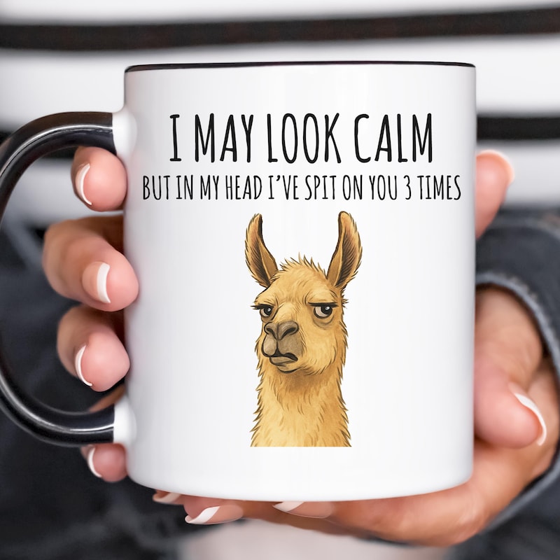 Llama Cup Mug - Etsy