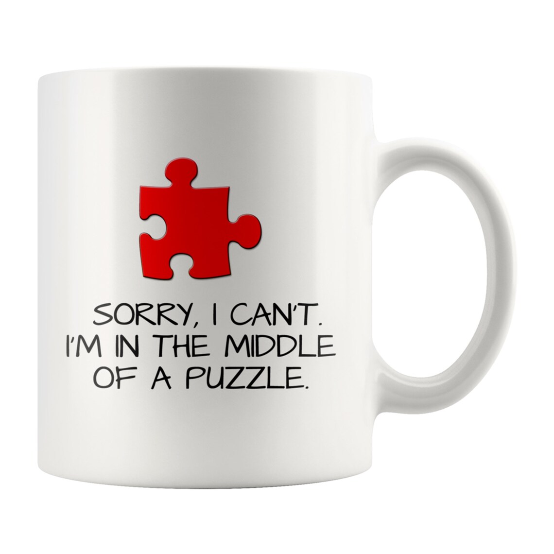 Jigsaw Puzzle Lover Mug Funny Jigsaw Puzzle Mug Gift for | Etsy