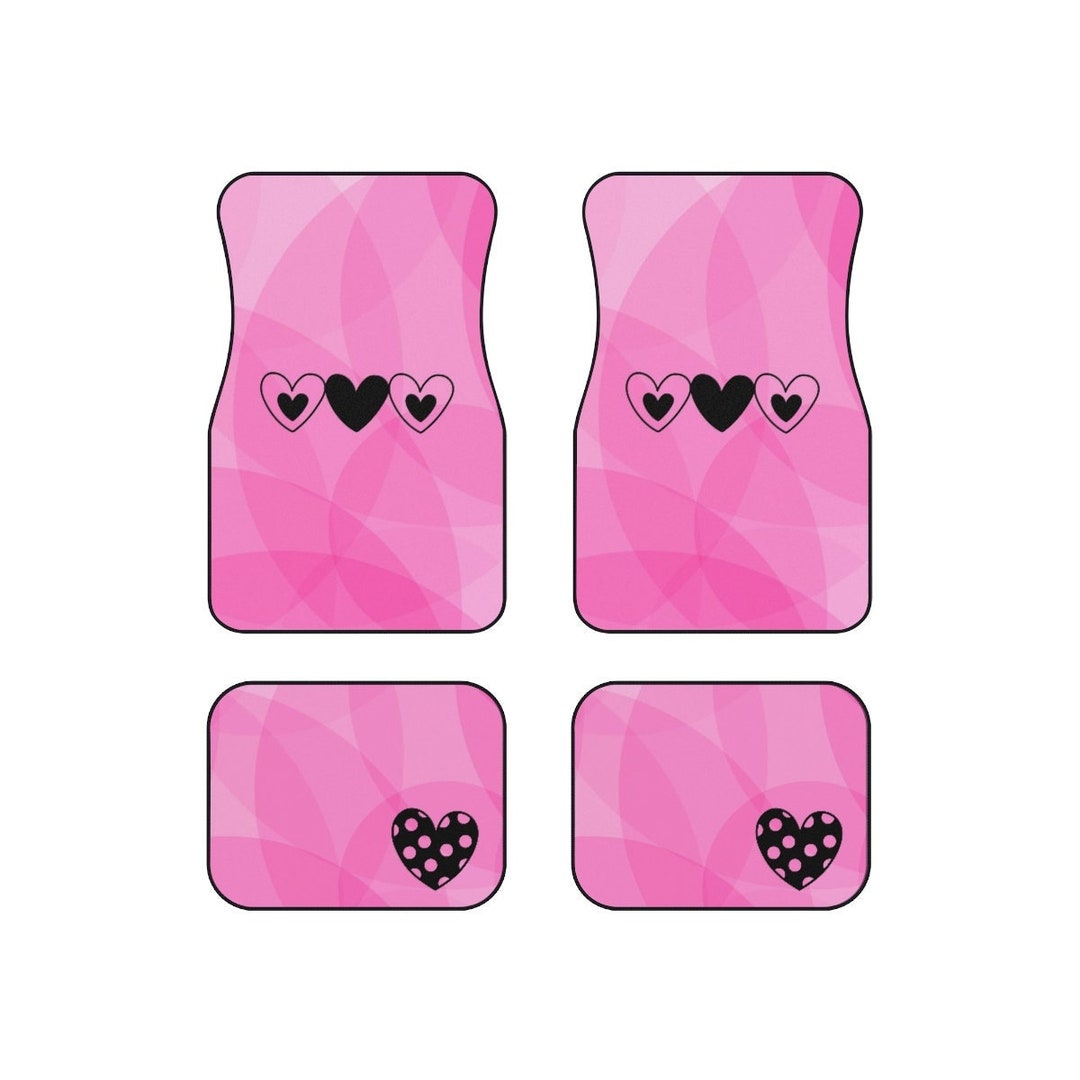 Pink Car Mats for Women, Pink Car Accessories, Pink Car Decor, Pink Car ...