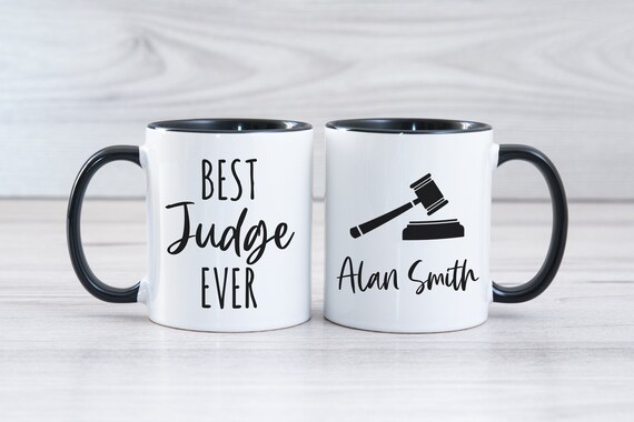 Judge Gifts Judge Mug Judge Coffee Mug Personalized Gift | Etsy