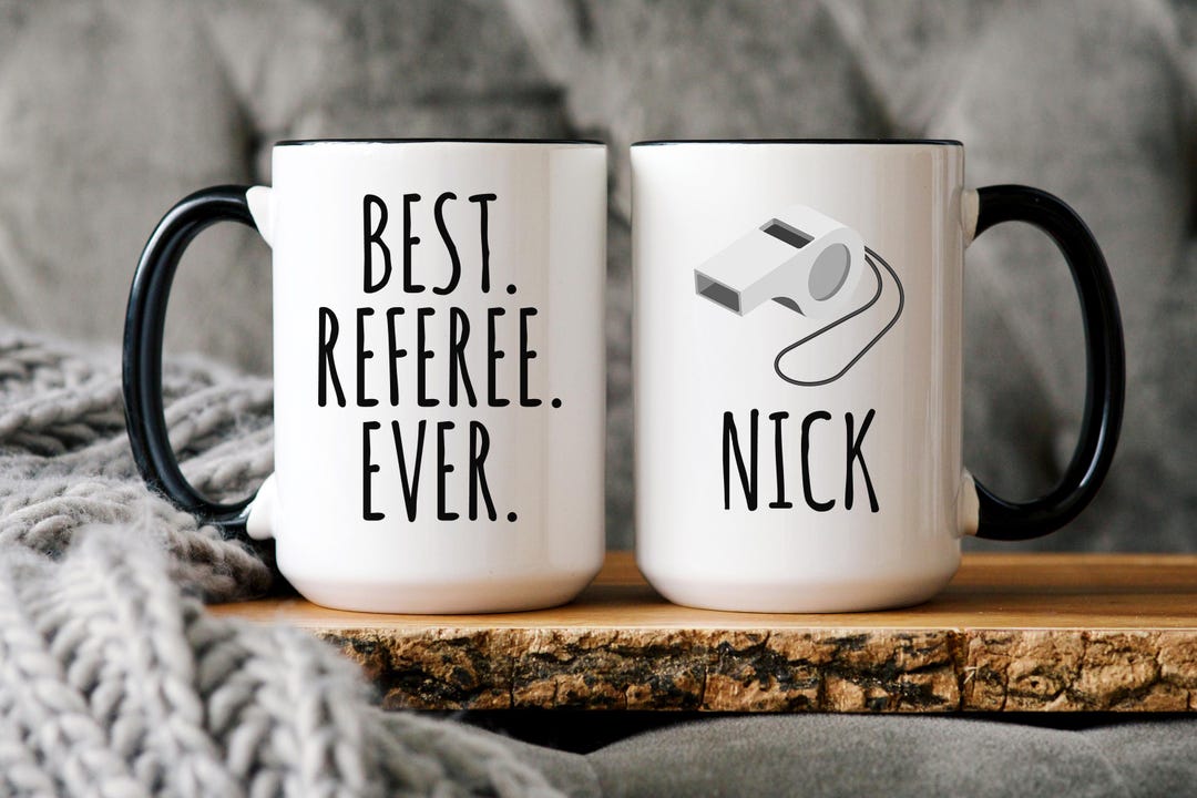 Referee Gifts, Personalized Referee Mug, Referee Coffee Mug ...