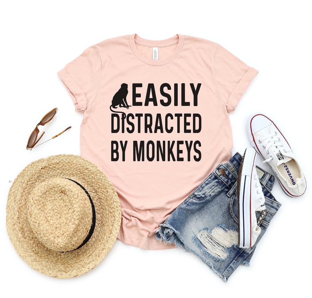 Monkey Shirt, Monkey Tshirt, Monkey Tee, Monkey Lover Shirt, Monkey T ...