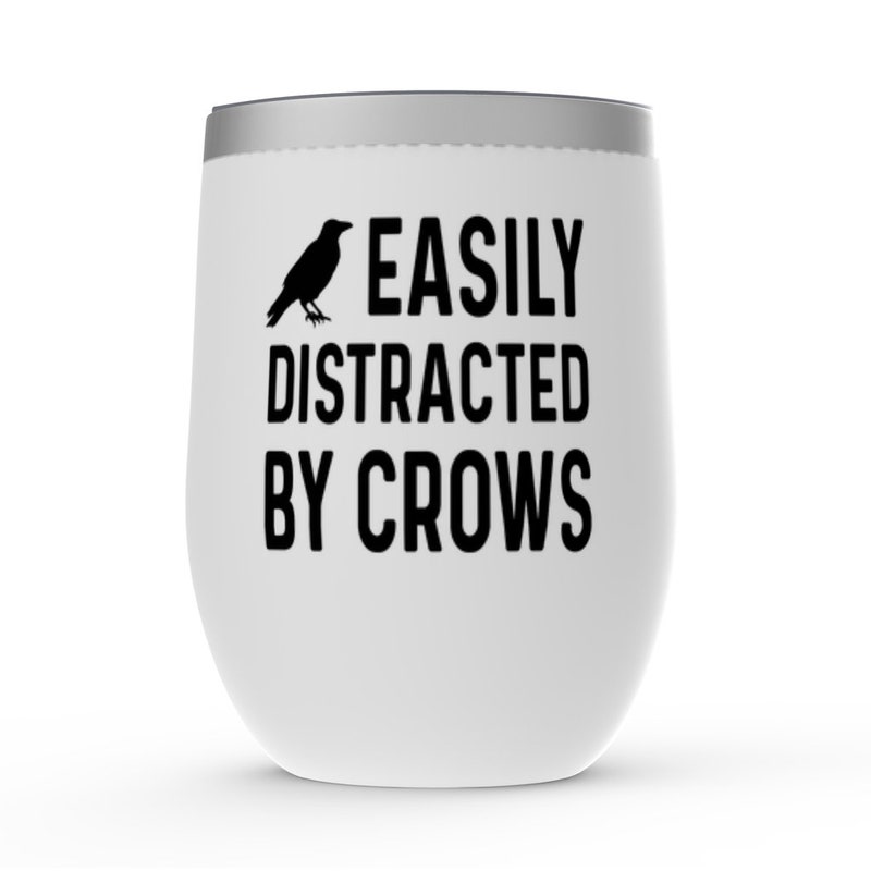 Crow Wine Glass - Etsy