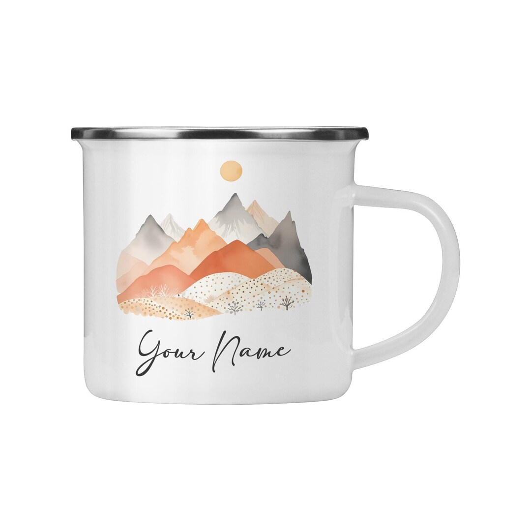 Personalized Camping Mug, Custom Camp Mug for Her or Him, Personalized ...