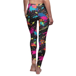 80s Leggings, Retro Leggings, 80s Workout Leggings, Womens Leggings ...