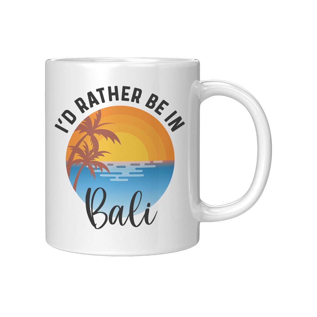 Bali Coffee Mug, Bali Gifts, Bali Indonesia, Bali Souvenir, Bali Mug ...