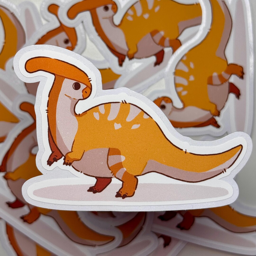 Dinosaur Sticker Set of 5 / Ankylosaurus / Stegosaurus / Triceratops ...