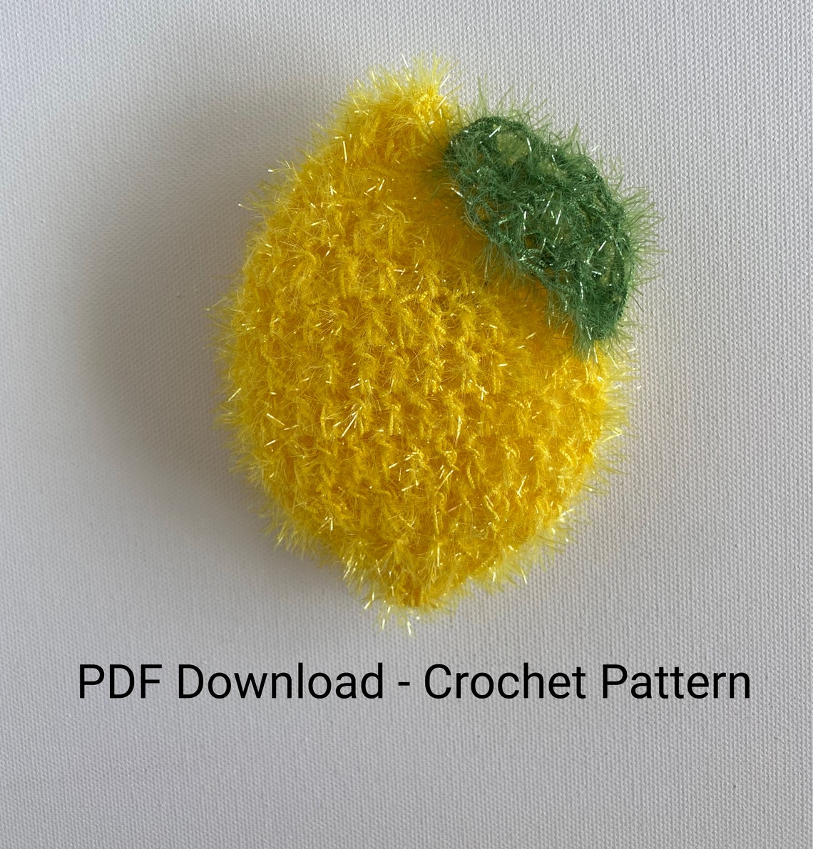 Crochet Pattern Lemon Scrubby PDF Download Double Layer - Etsy
