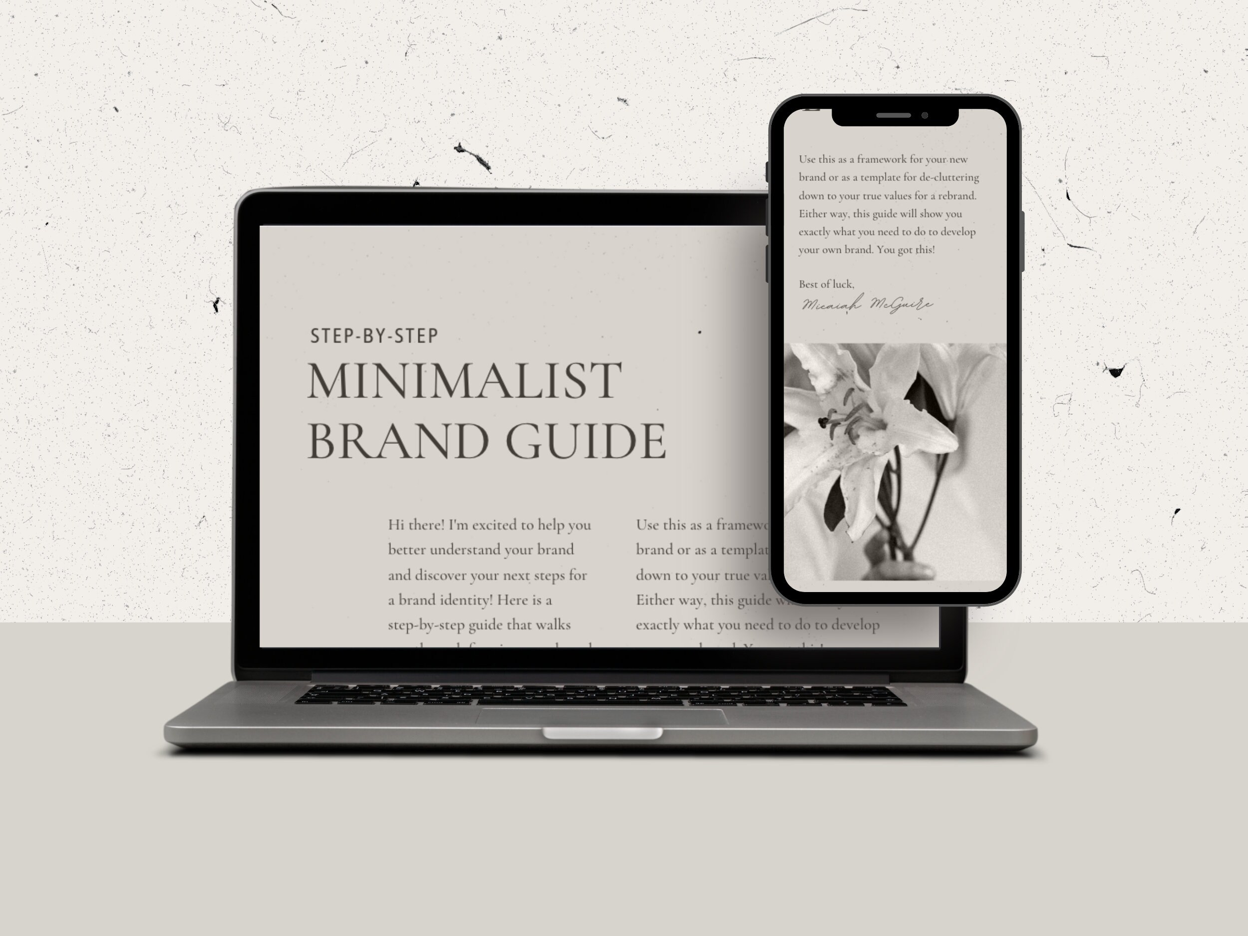 Minimalist Brand Guide Workbook - Etsy