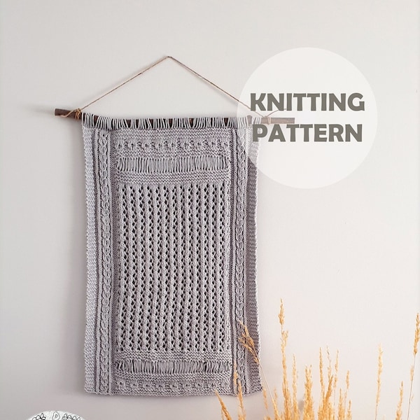 Knitted Wall Hanging - Etsy