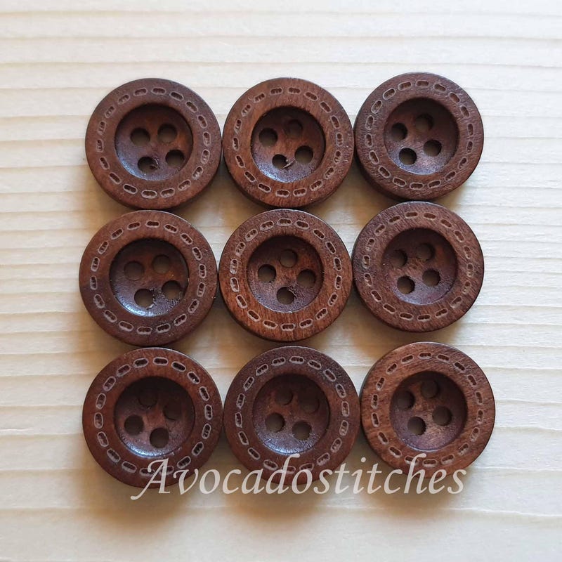 Wood Sweater Buttons - Etsy