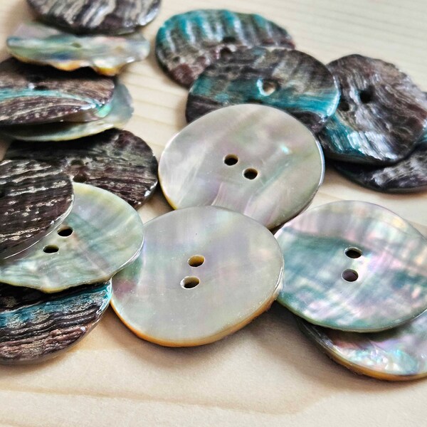 Abalone Buttons - Etsy