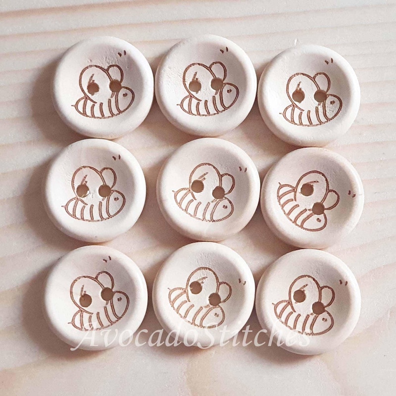 Bee Buttons - Etsy
