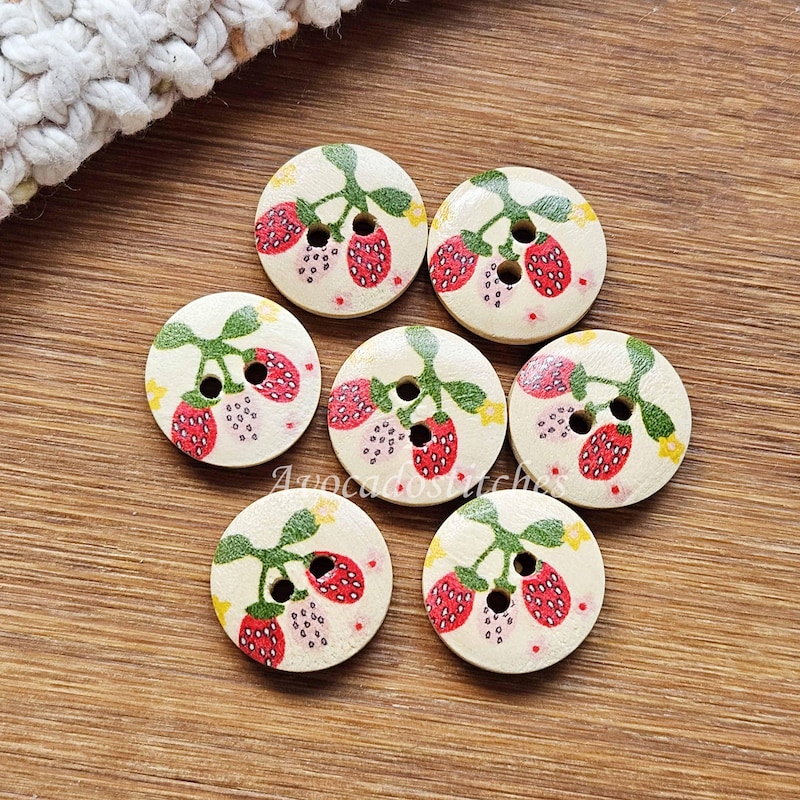 Fruit Buttons - Etsy