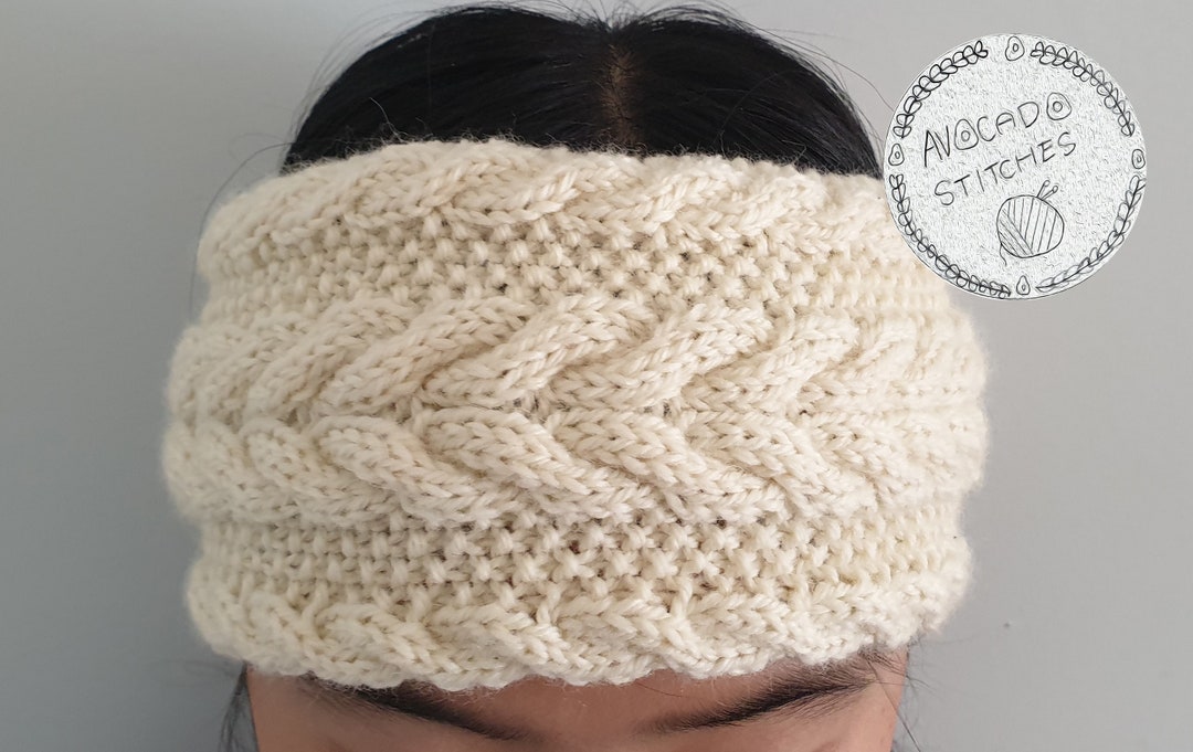100% PURE NEW WOOL secret Garden Wide Ear Warmer / - Etsy