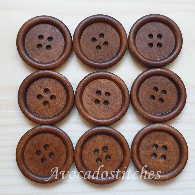 Handmade Wooden Buttons - Etsy