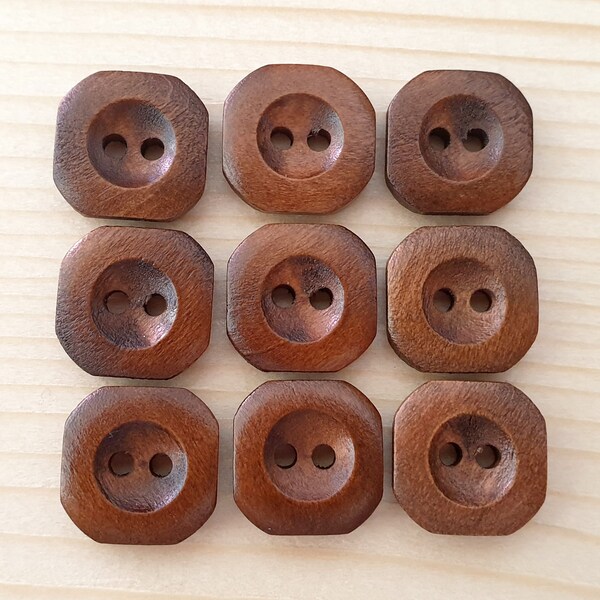 Brown Buttons - Etsy