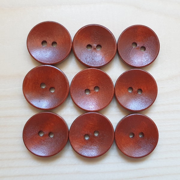 Wood Shirt Buttons - Etsy