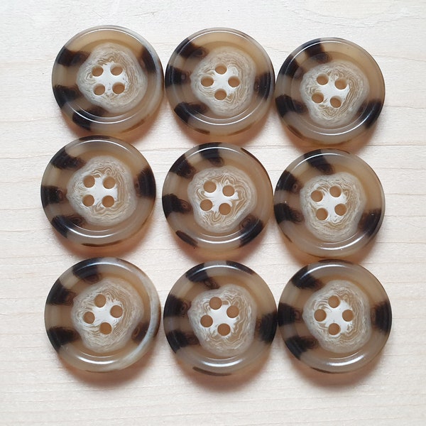 Brown Coat Buttons - Etsy