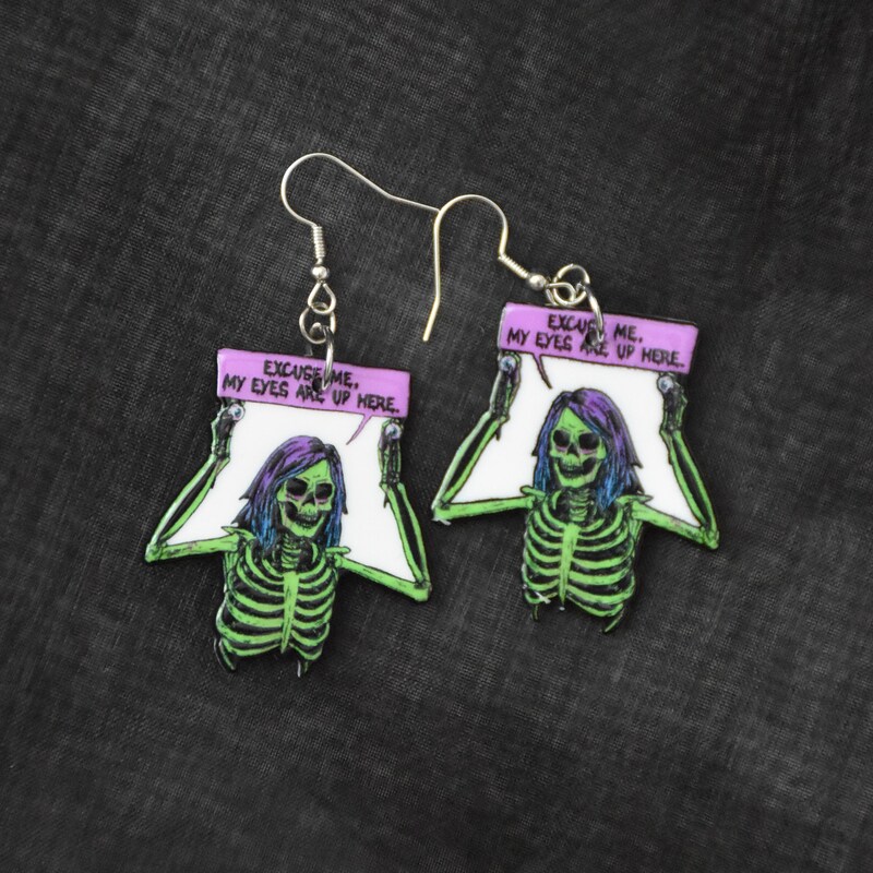 Zombie Earrings - Etsy