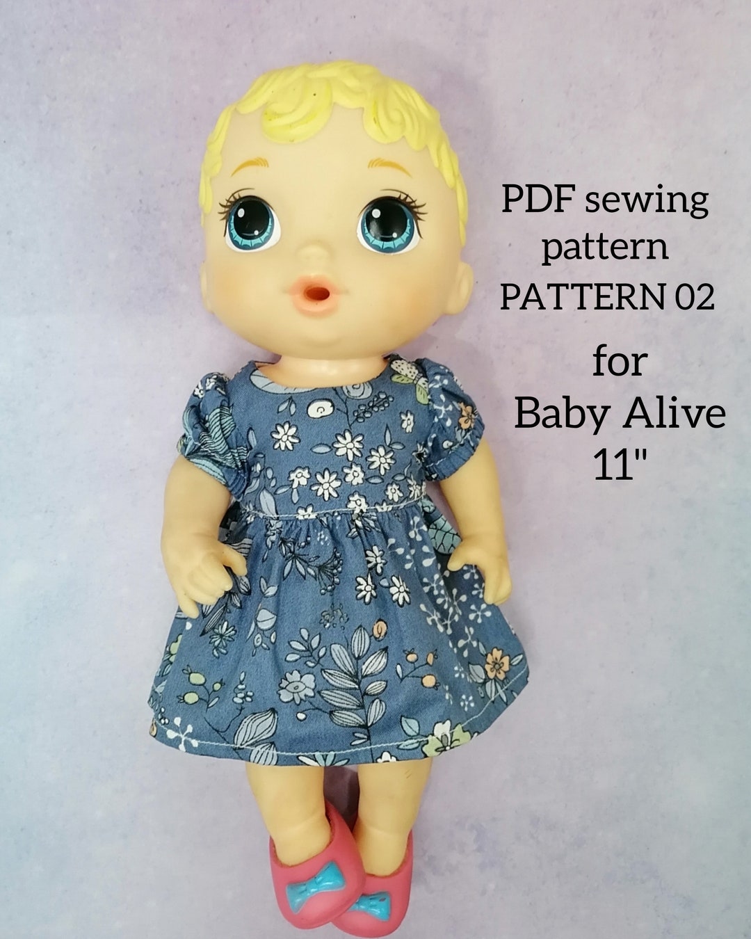 Dress Sewing Pattern #02 for Baby Alive 11" - Etsy