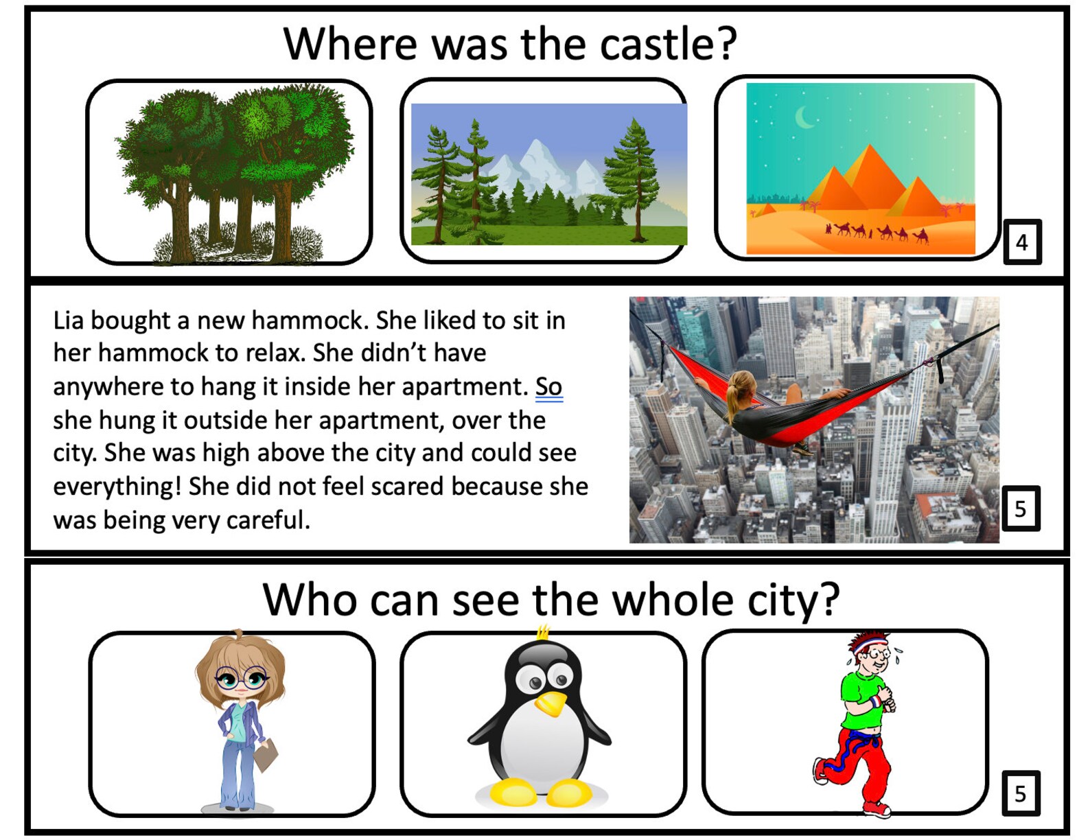 Short Stories With WH Question Visuals No Print Speech Therapy - Etsy