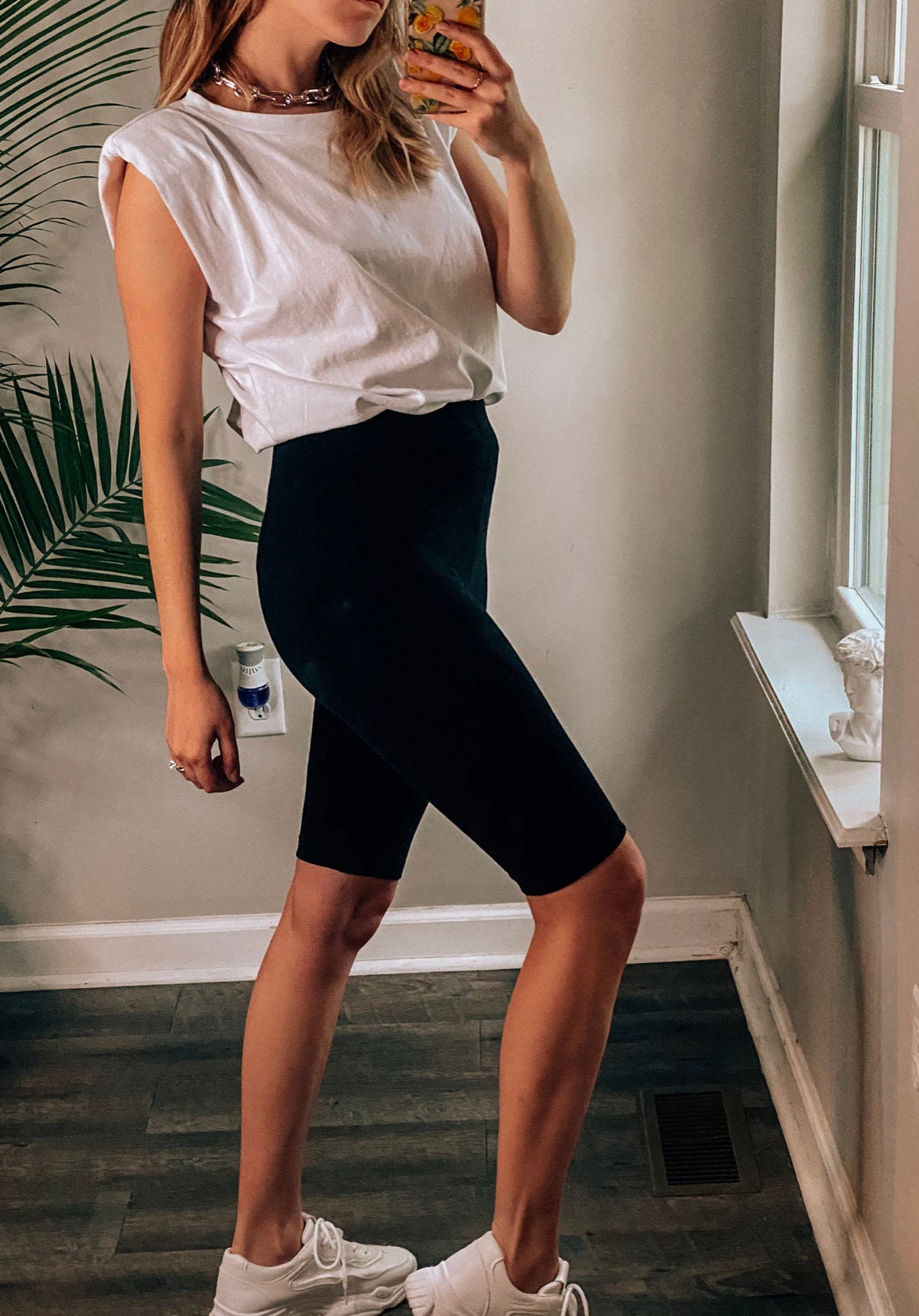 Bike Shorts / Biker Shorts / Long Cotton Bike Shorts Cycling - Etsy