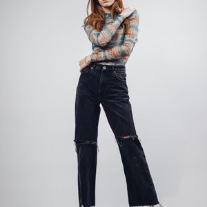 Mesh Long Sleeve Bodysuit, Second Skin Top, Transparent Bodysuit,mesh ...