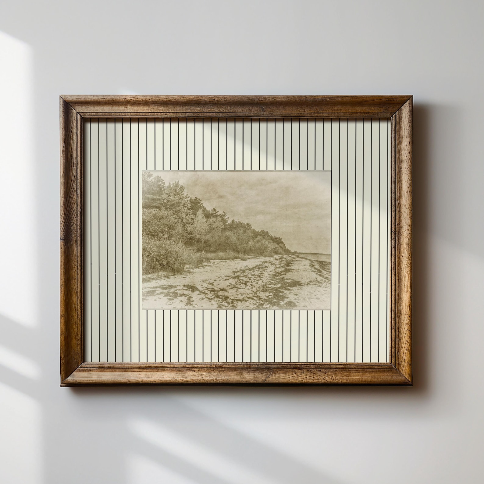 Vintage Seaside Botanical Print: Cottagecore Wall Art, Digital ...
