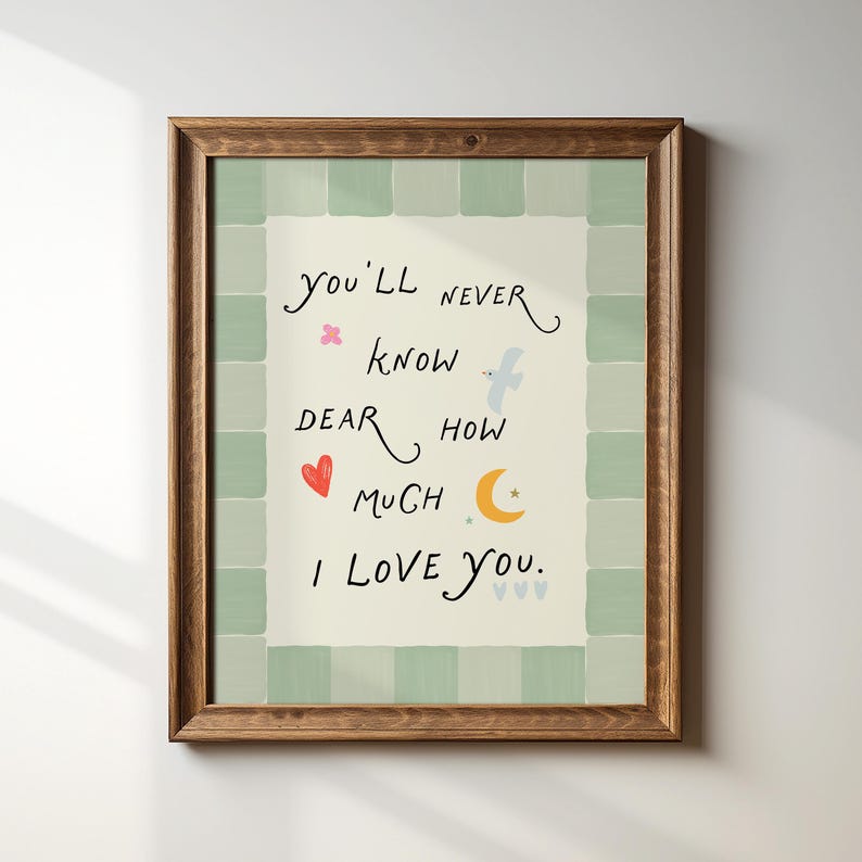 You'll Never Know Dear Art Print: Trendy Nursery Decor, Digital ...
