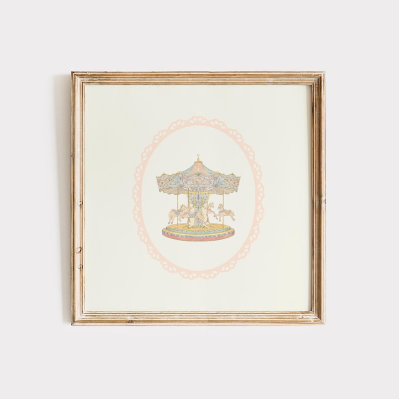 Carousel Print - Etsy