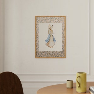 Vintage Peter Rabbit Print, Digital Downloadable Wall Art, Nursery Art ...