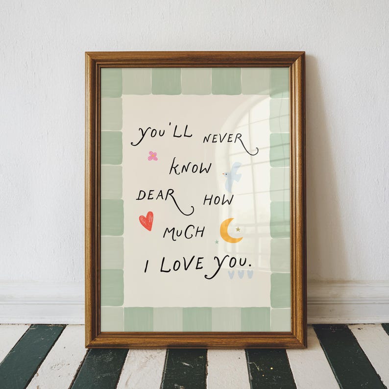 You'll Never Know Dear Art Print: Trendy Nursery Decor, Digital ...