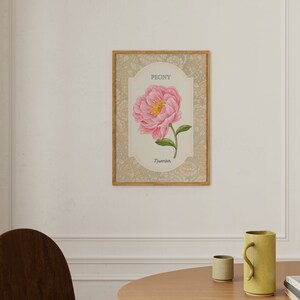 November Birth Flower Illustration Prints, 2 Print Bundle, Digital ...