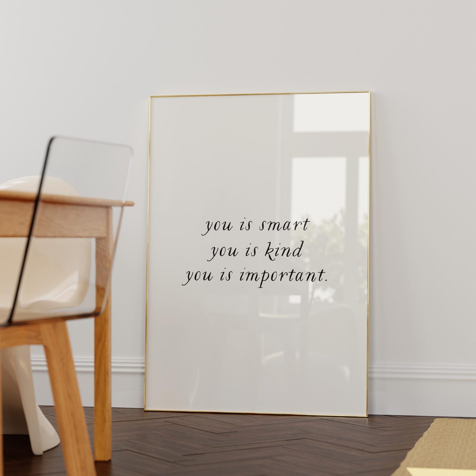 You is Smart You is Kind You is Important, Art Print, Digital Download ...