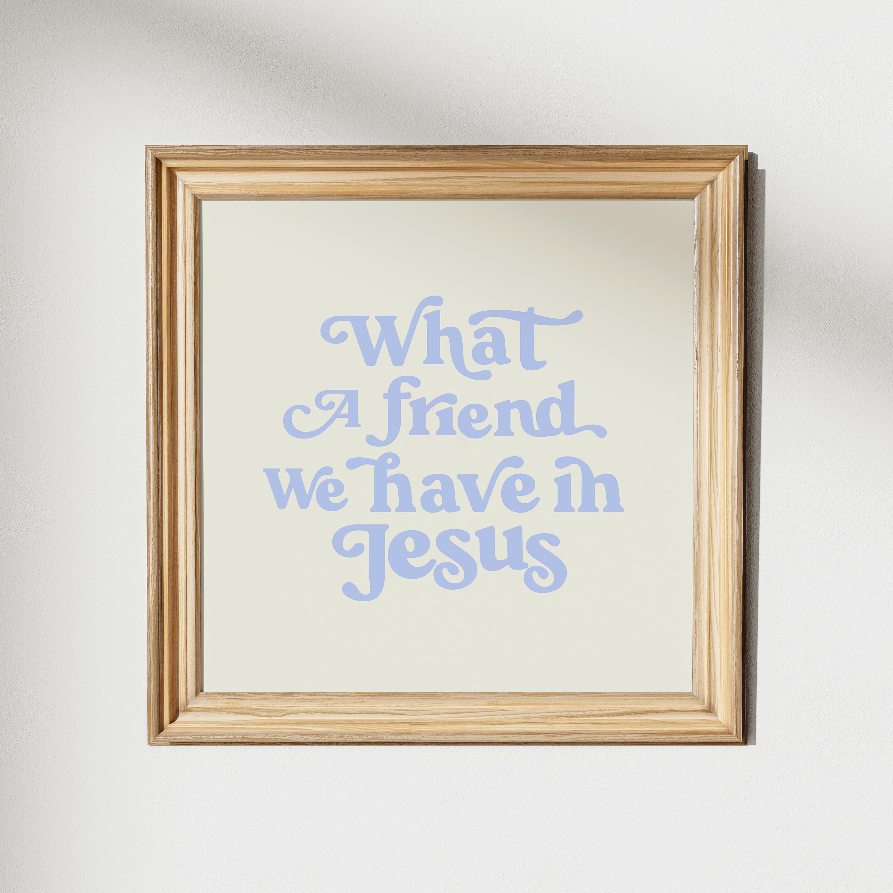 What A Friend We Have in Jesus Print: Trendy Christian Wall Art ...
