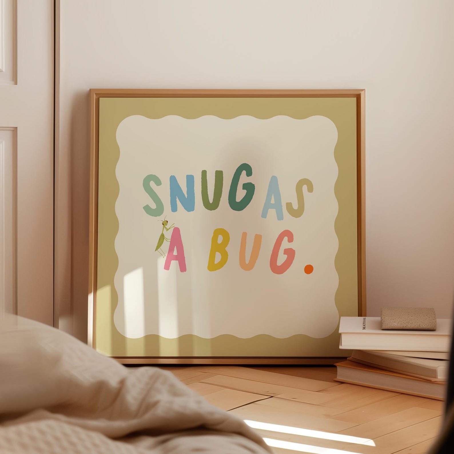 Snug as A Bug Print: Trendy Kids Room Wall Art, Digital Downloads, Wall ...
