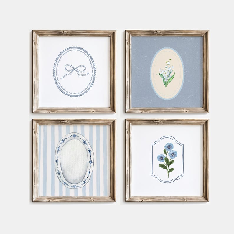 Set di stampe botaniche: Earl Grey Vintage Wall Art, Download digitali ...