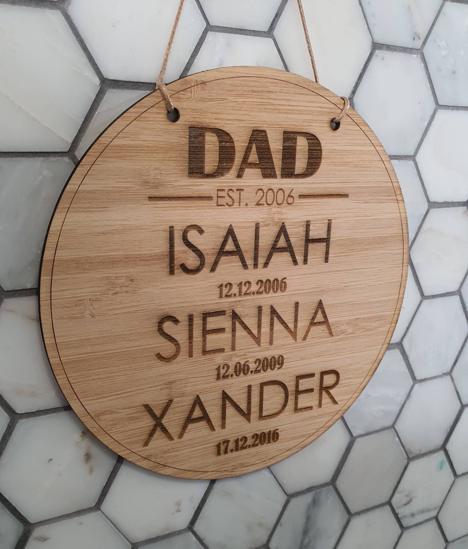 Fathers Day plaque Father's Day Gift Gift for Dad | Etsy