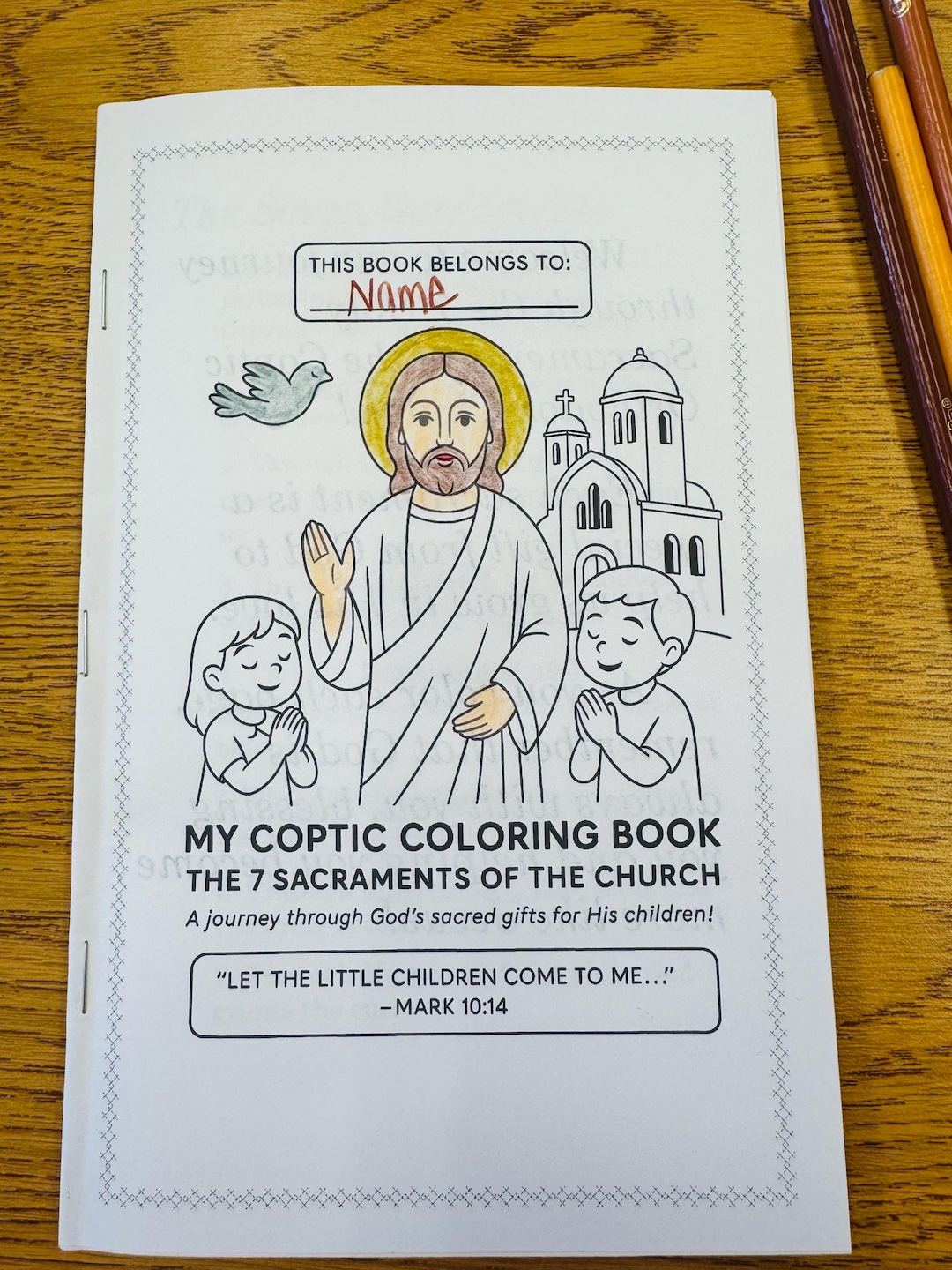 Coptic Orthodox Holy Sacraments Coloring Book - Etsy