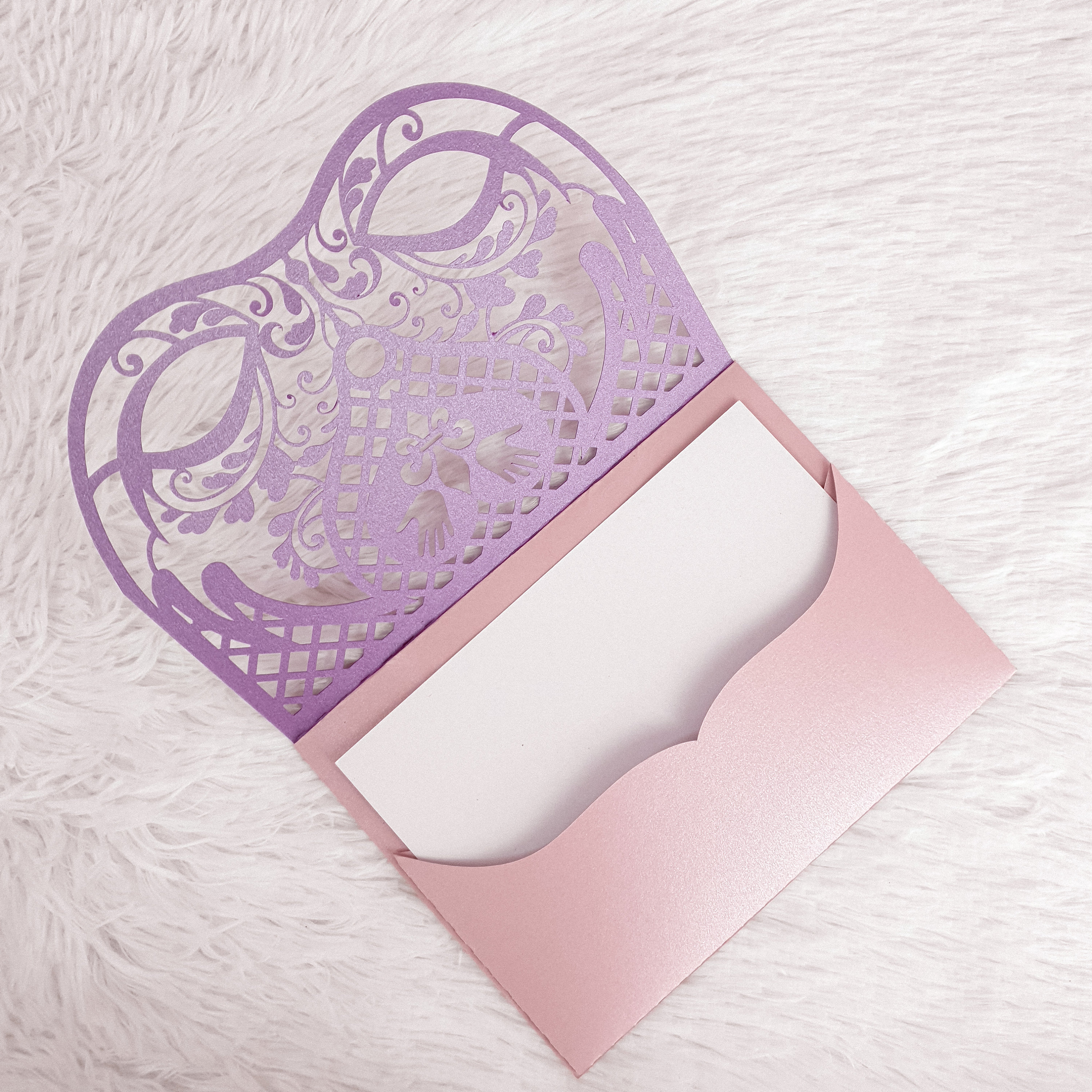 Mardi Grass Masquerade Mask Laser Cut Template Envelope Invitation ...