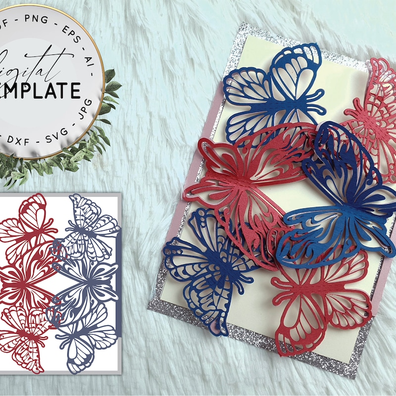 Butterfly Invitation - Etsy
